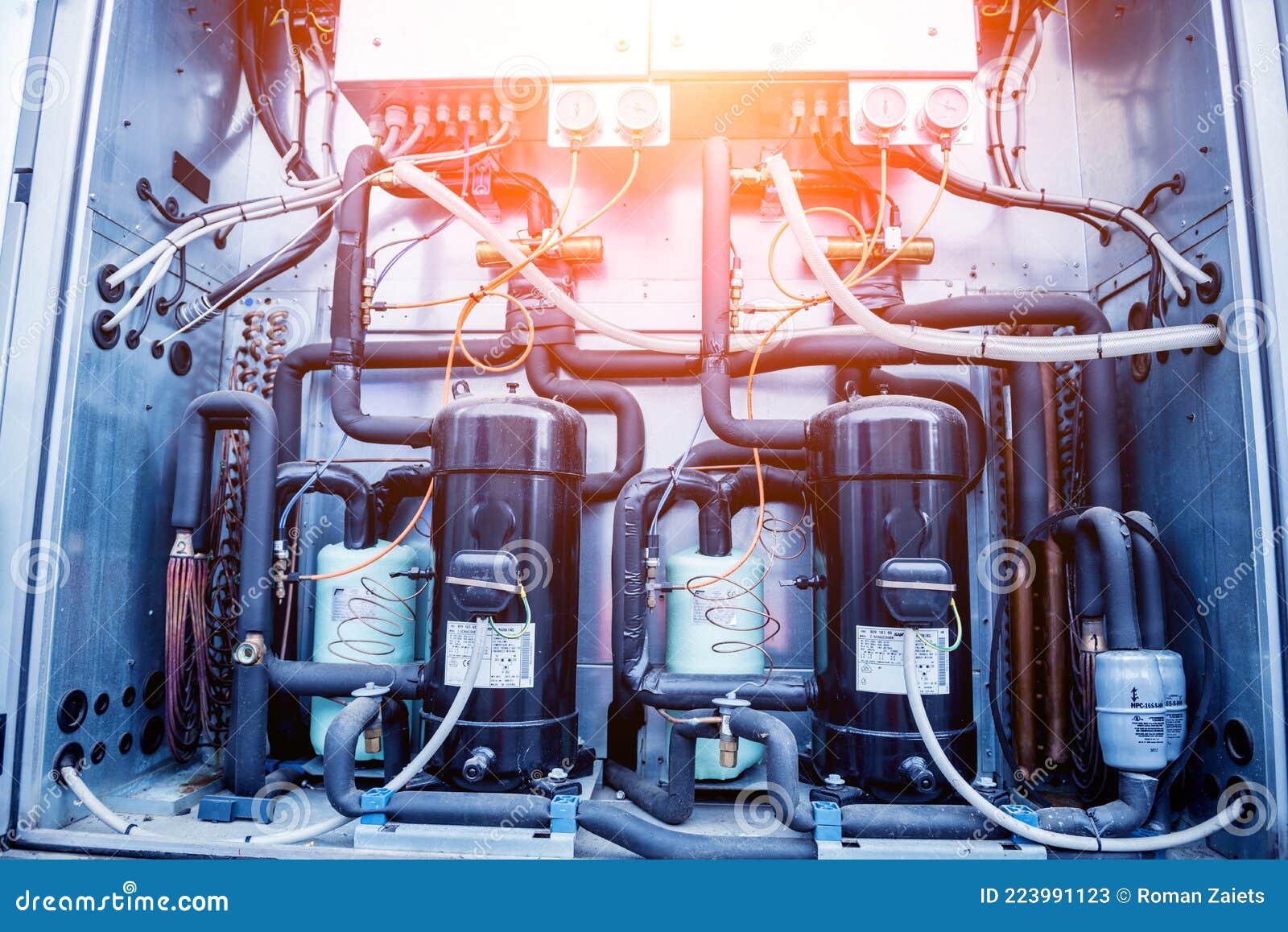 Control Panels and Frequency Converters in the Supply Section of the ...