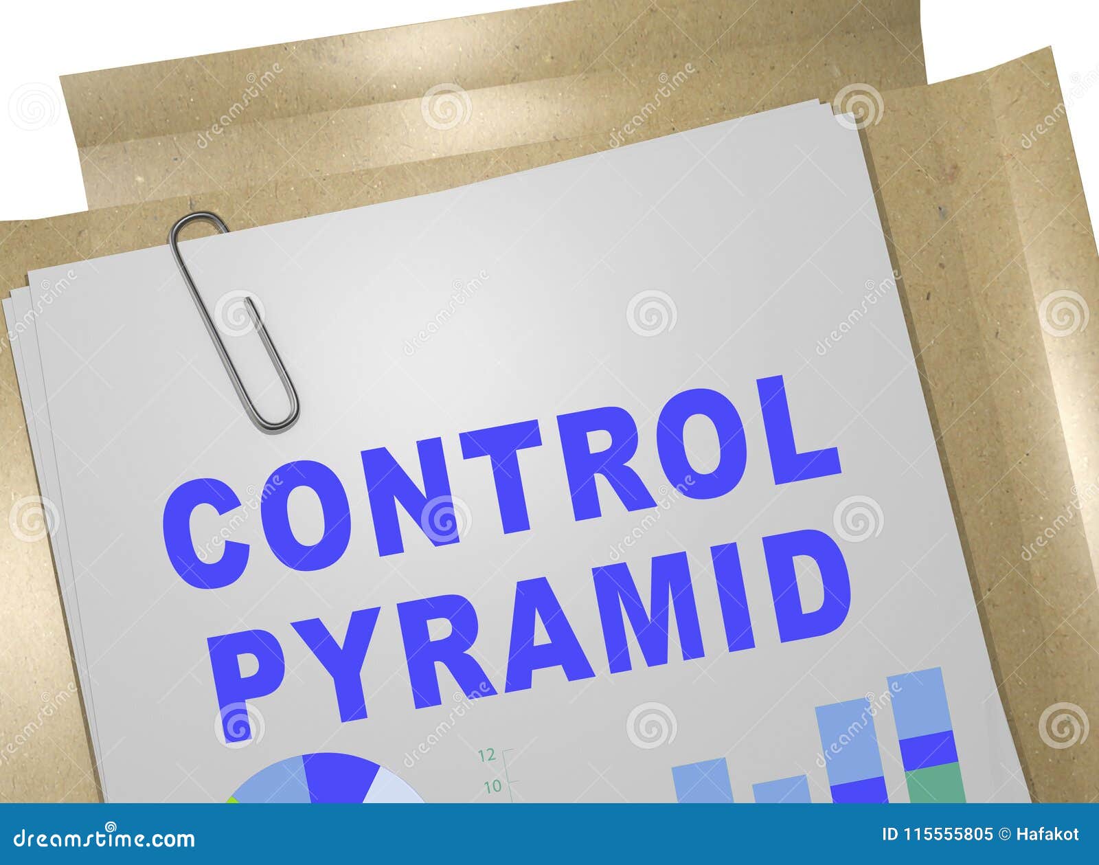 CONTROL PYRAMID concept stock illustration. Illustration of corporate ...