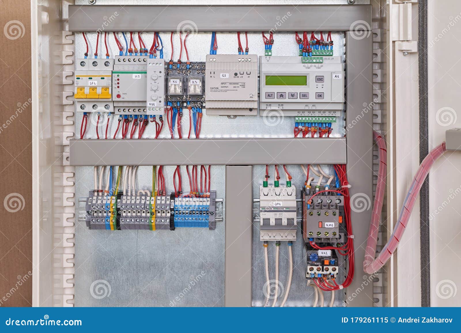 Controller, Power Supply, Contactor, Circuit Breakers in the Electrical ...