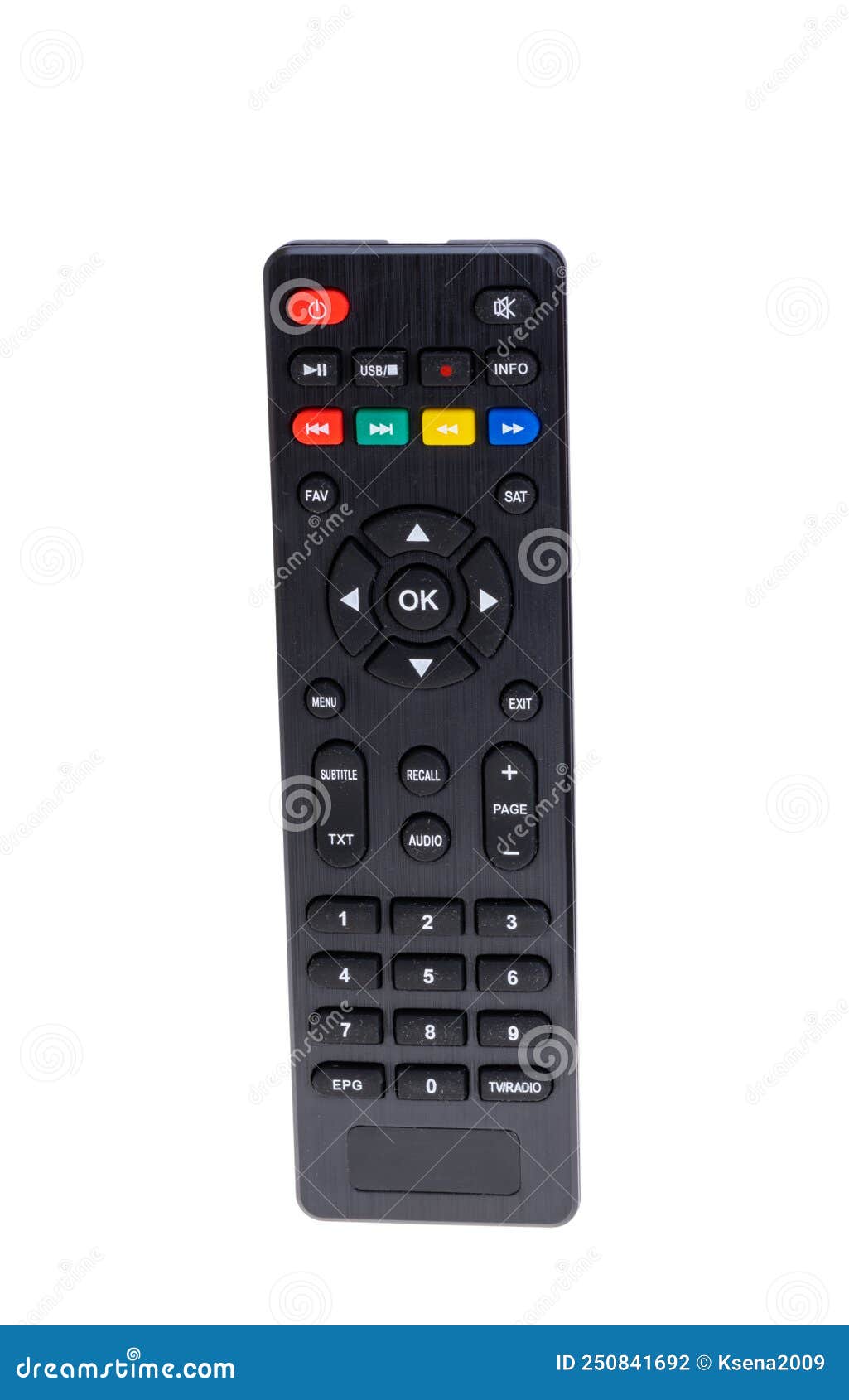 Control remoto aislado foto de archivo. Imagen de potencia - 250841692