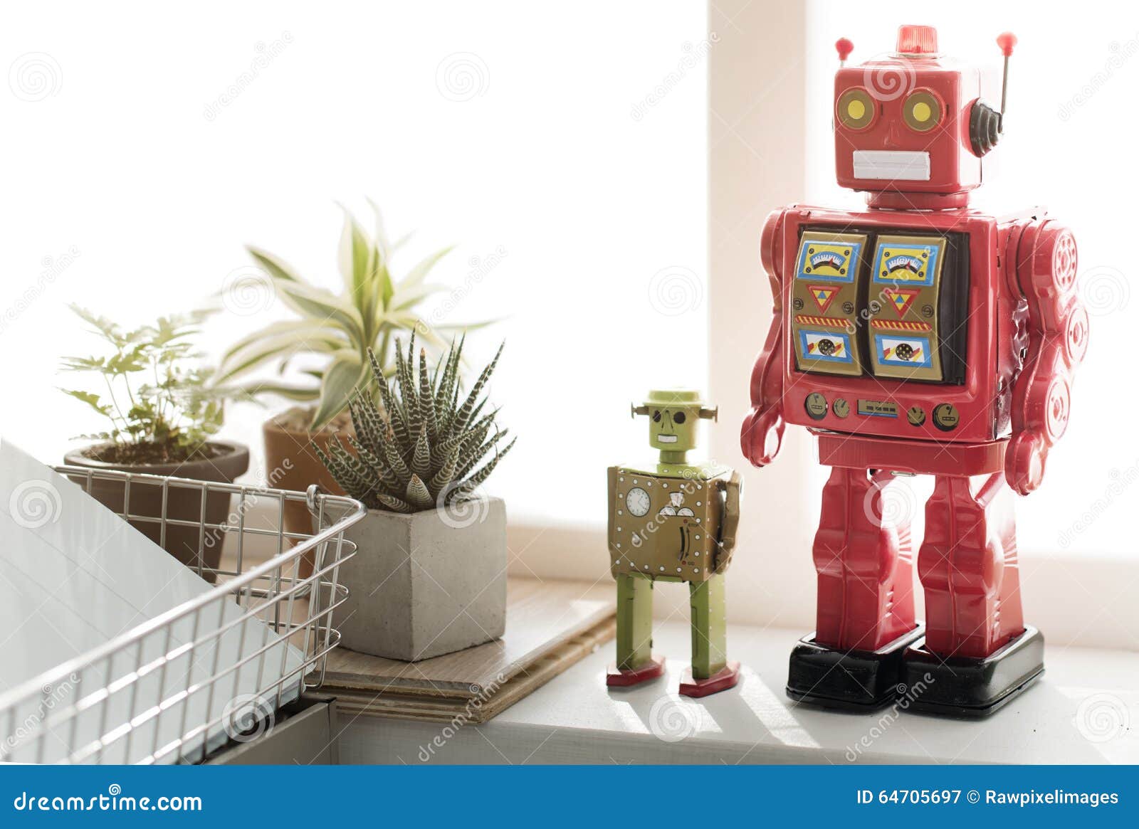 Control Robot Robotic Gadget Metal Object Science Concept Stock Image ...