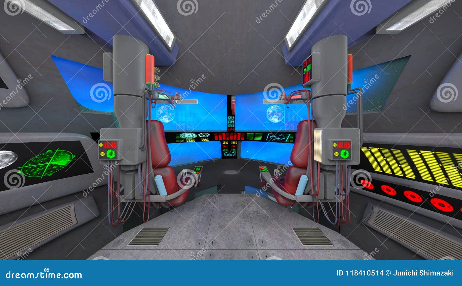 Control room stock illustration. Illustration of computer - 118410514