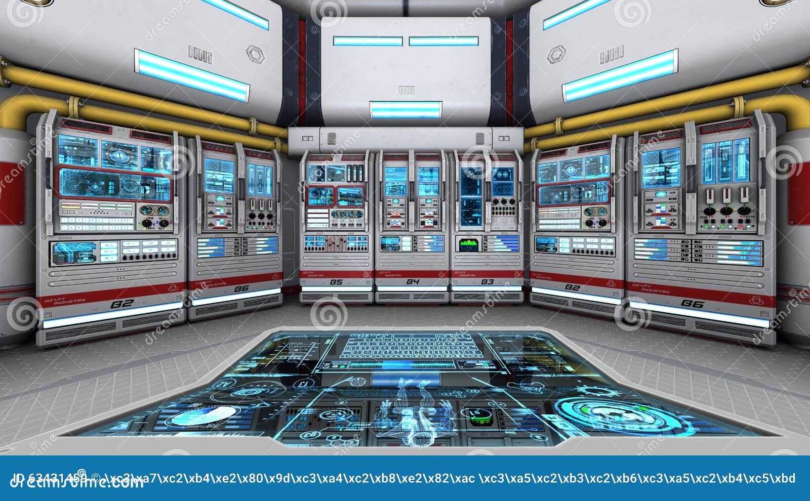 Control room stock illustration. Illustration of high - 63431459
