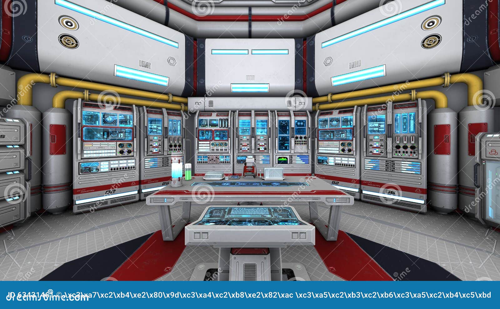 Control room stock illustration. Illustration of display - 63431461