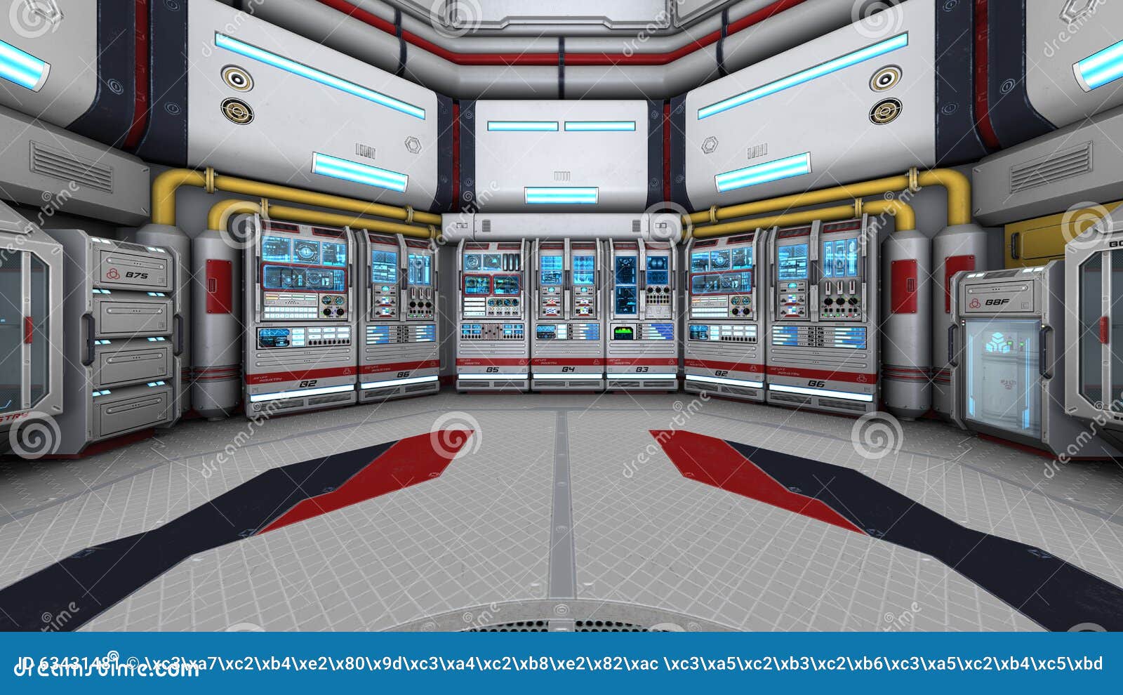 Control room stock illustration. Illustration of technology - 63431481