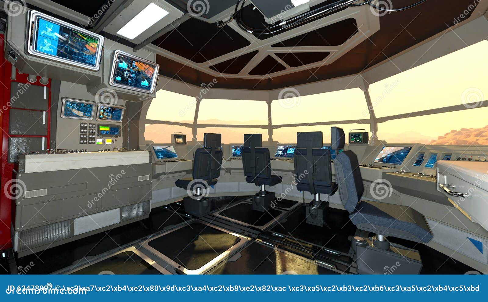 Control room stock illustration. Illustration of computer - 63478997