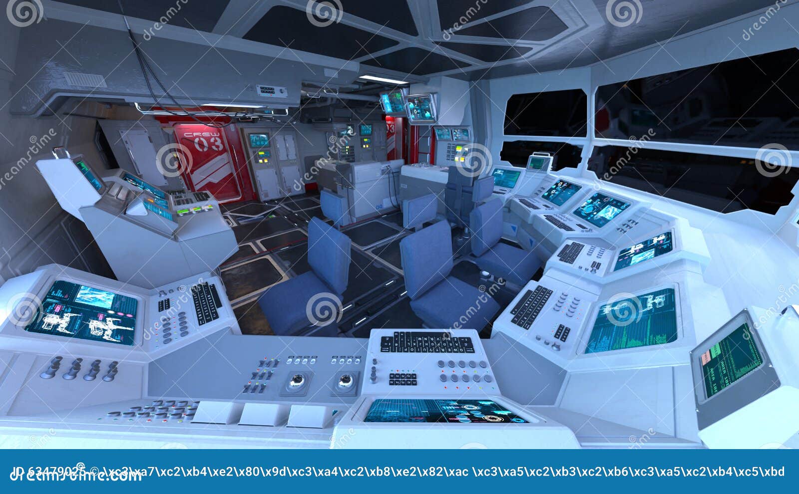 Control room stock illustration. Illustration of technology - 63479025