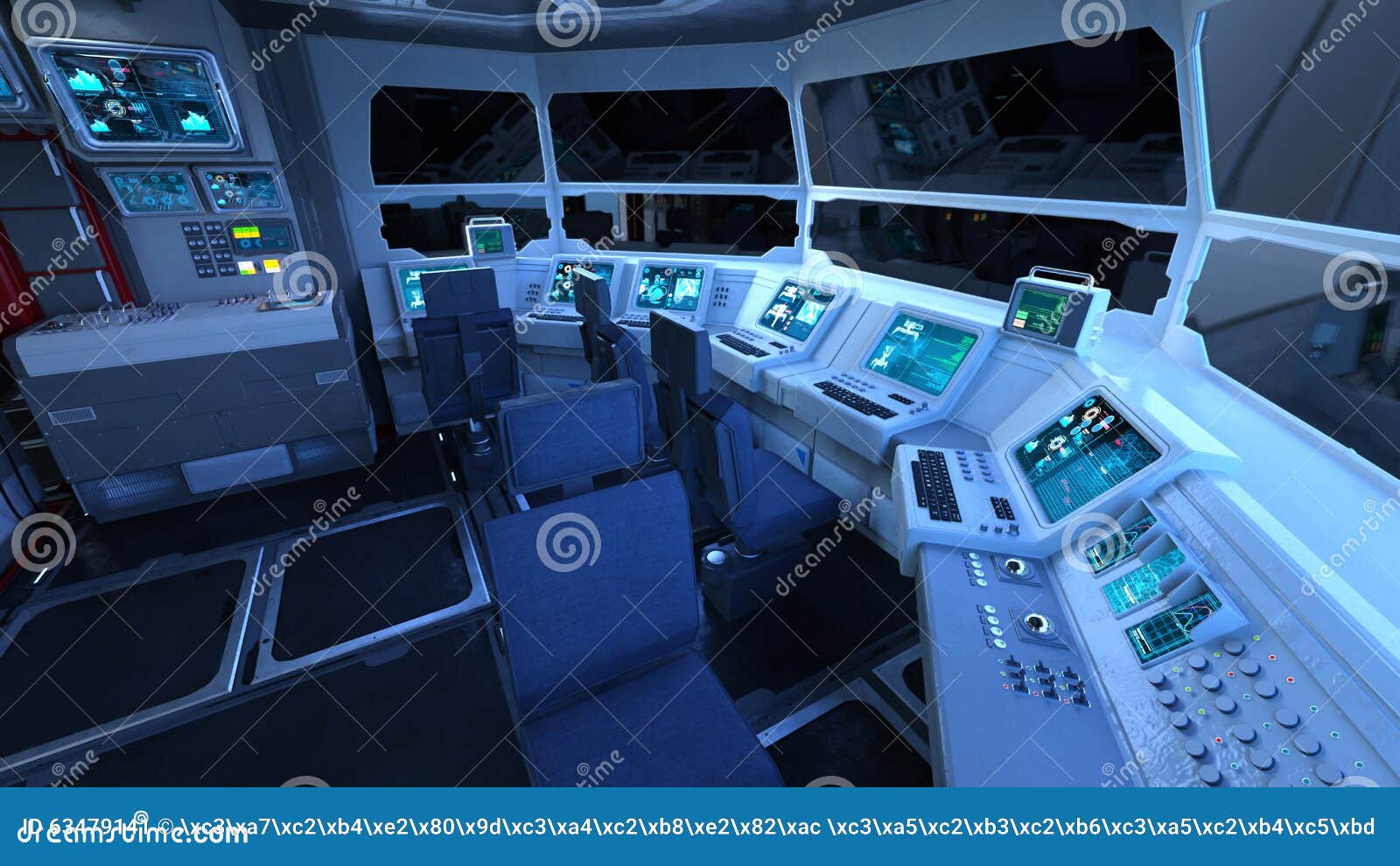 Control room stock illustration. Illustration of technology - 63479141