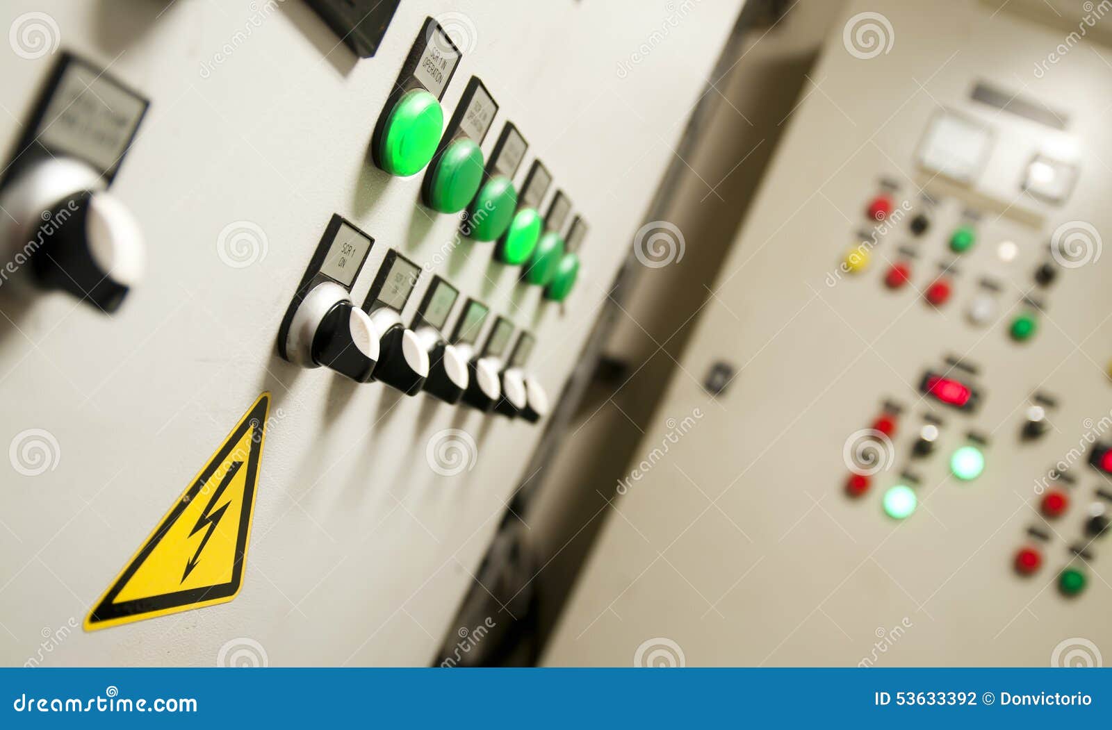 Control Room of a Extra Large Cargo Ship. Stock Photo - Image of device ...