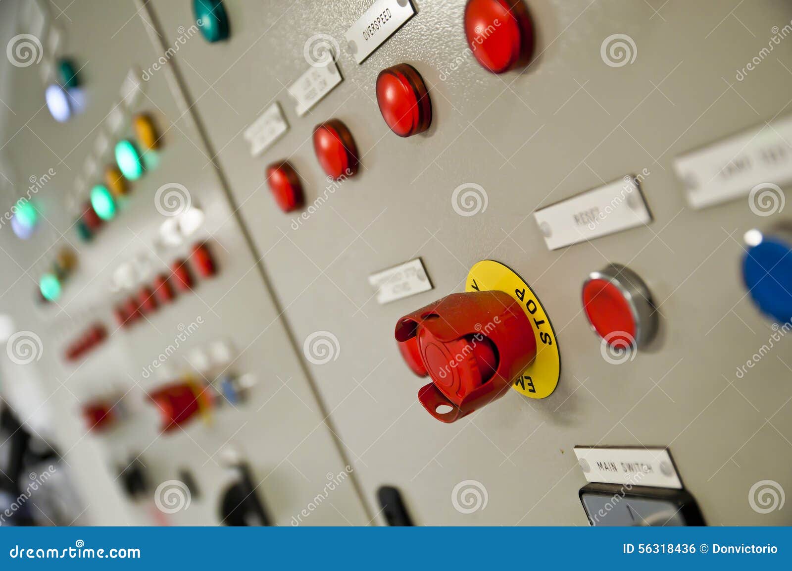 Control Room of an Extra Large Ship Stock Photo - Image of monitor ...