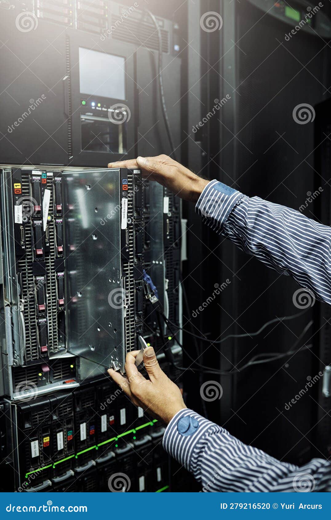 Control Room, Hardware or Hands of Technician Fixing Online ...