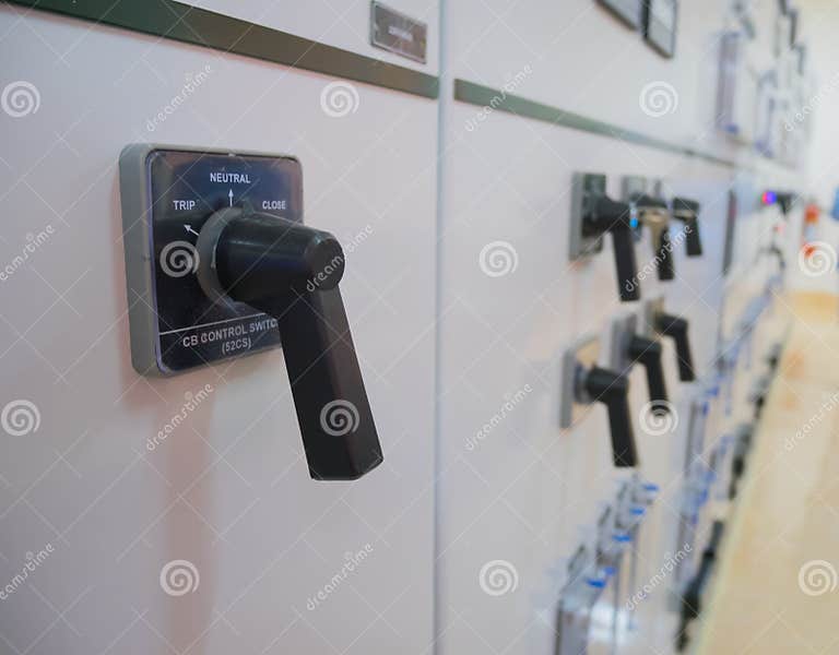 Control Room of the Hydro Power Plant . Stock Photo - Image of monitor ...