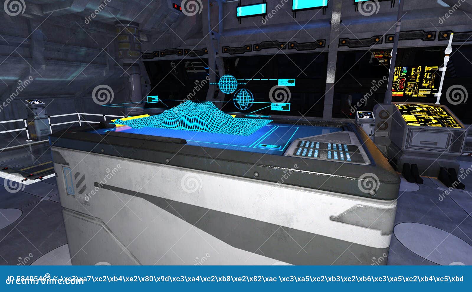Control room stock photo. Image of future, room, display - 58405462