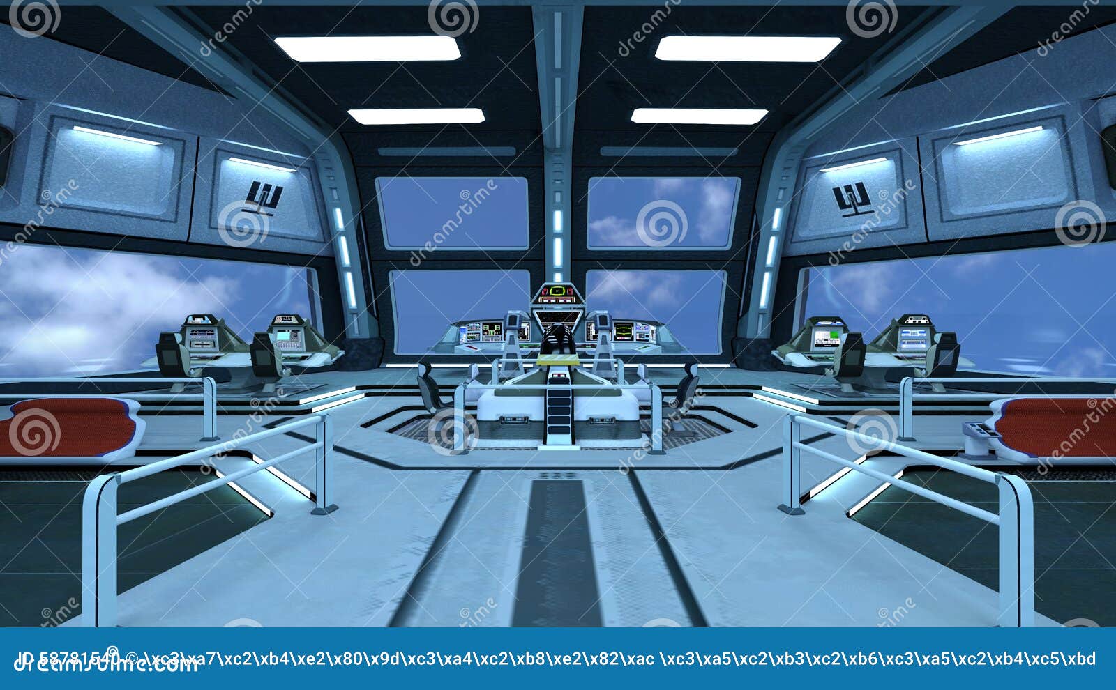 Control room stock photo. Image of future, room, space - 58781540