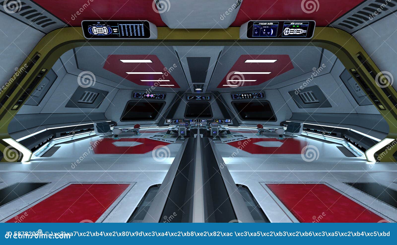 Control room stock illustration. Illustration of technique - 58782039