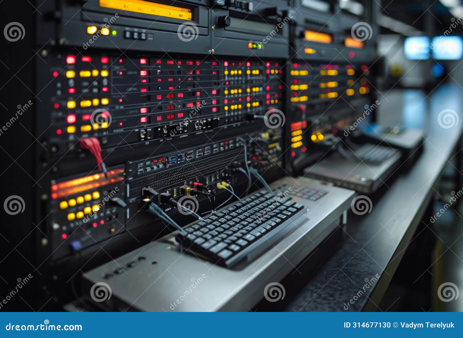 The Control Room for Live Concert Stock Photo - Image of panel, music ...