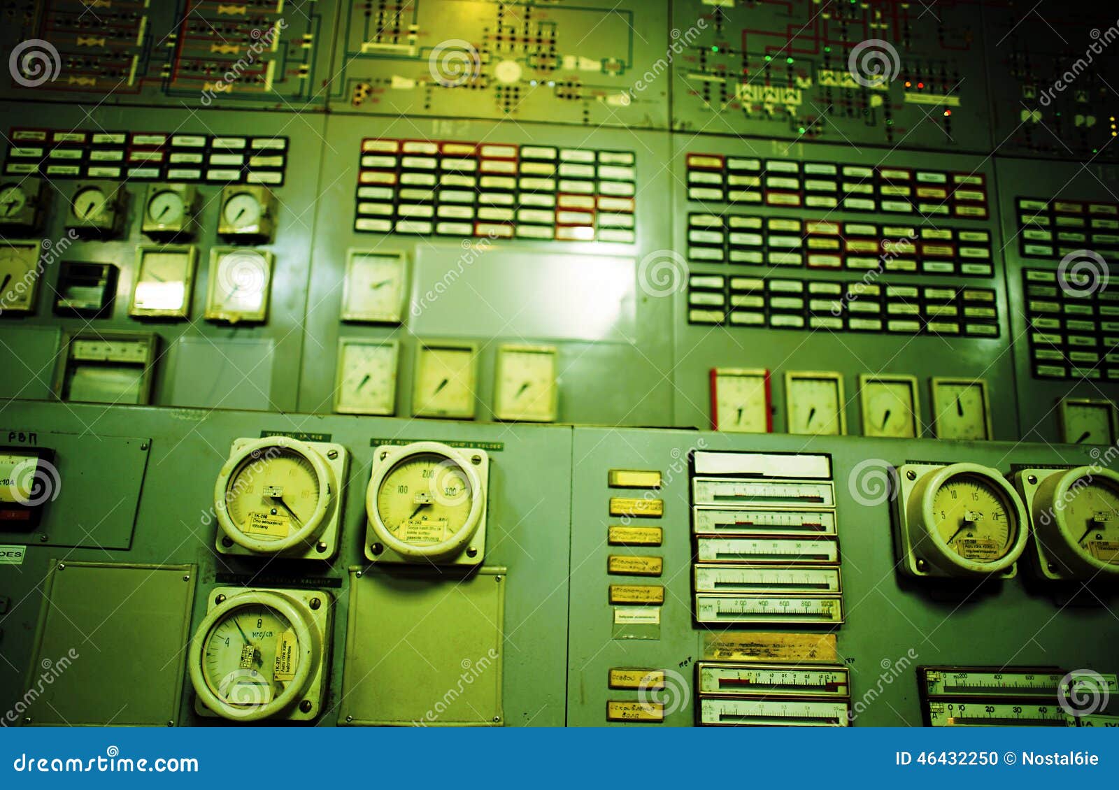588 Old Power Plant Control Room Stock Photos - Free & Royalty-Free ...