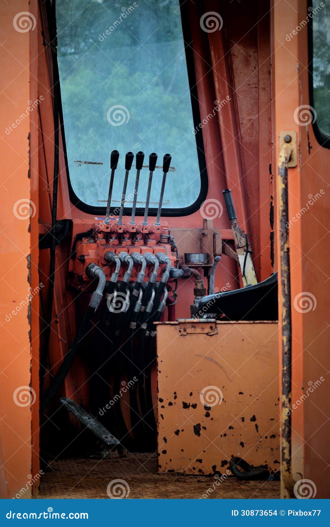 Control room in old train stock photo. Image of control - 30873654