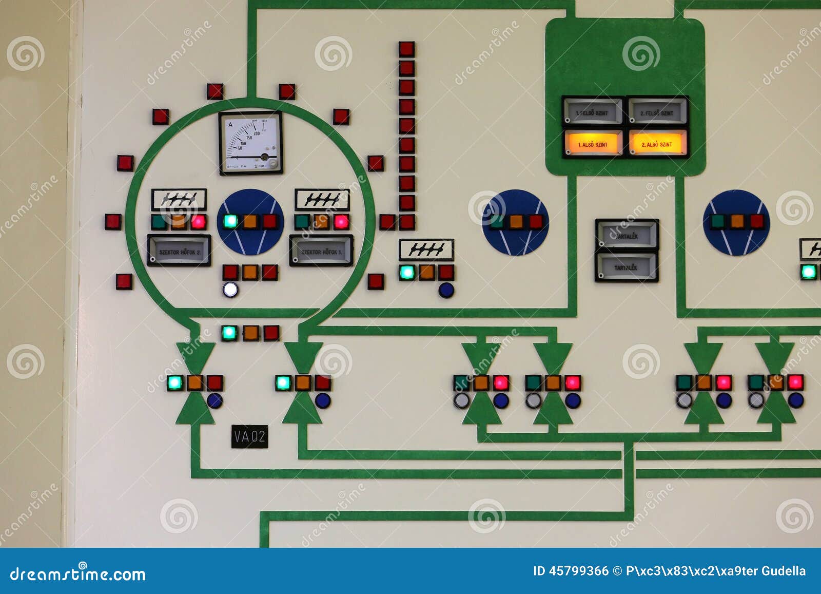 Control Room stock photo. Image of interior, meter, factory - 45799366
