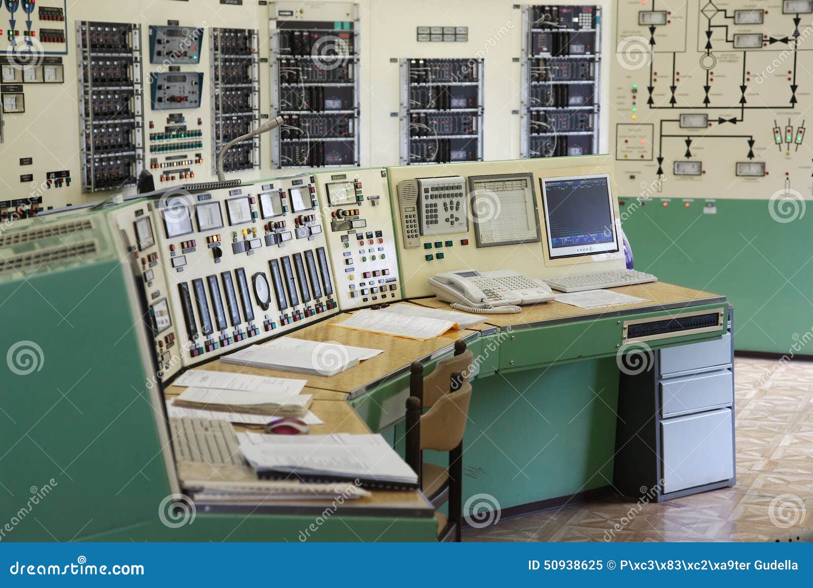 Control Room stock image. Image of industrial, interior - 50938625