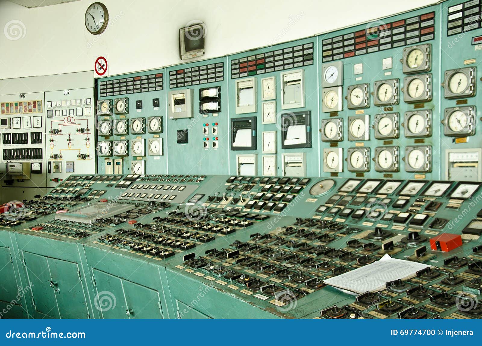 Control room editorial image. Image of automatic, fashioned - 69774700