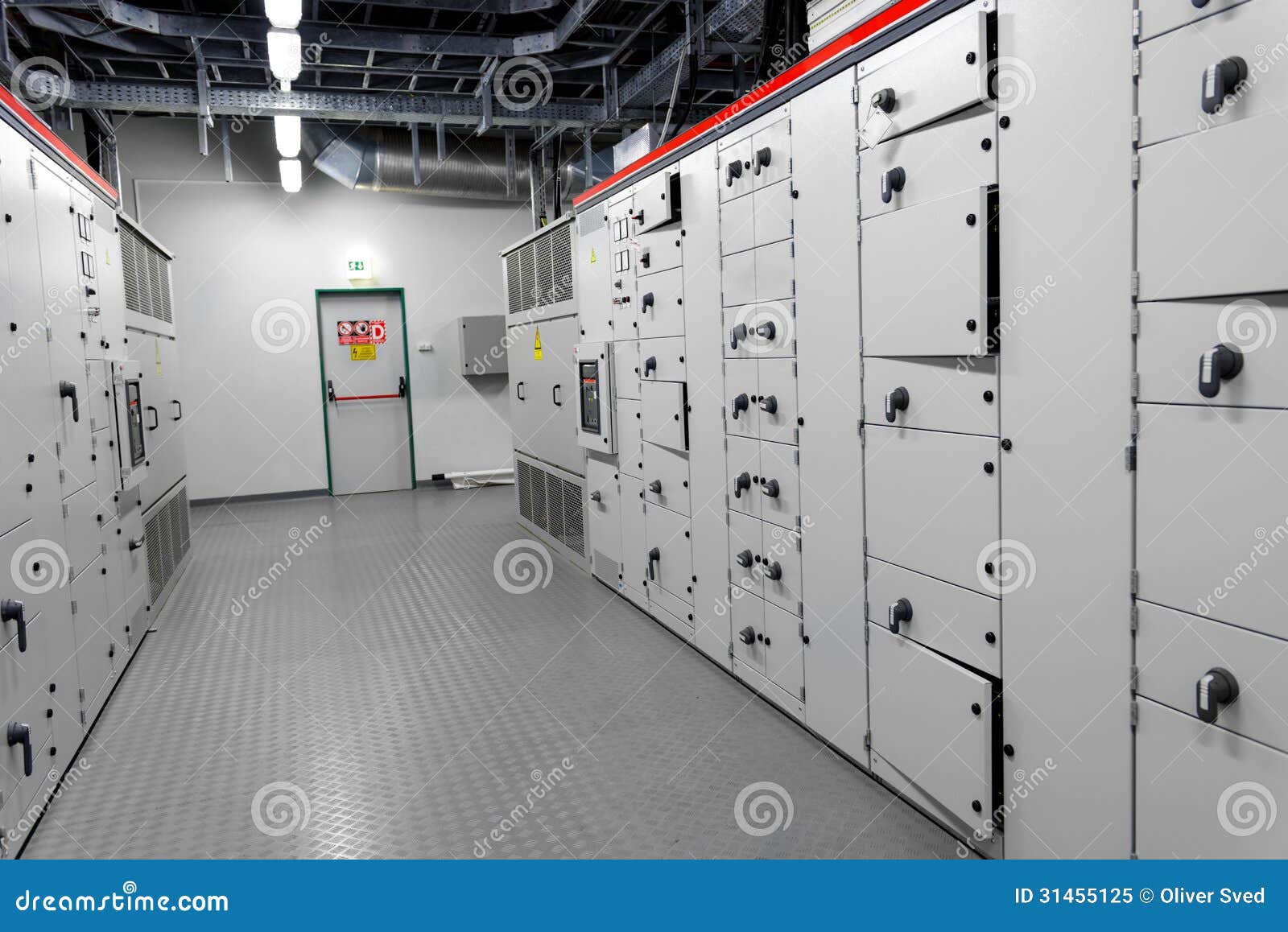 Control Room of a Power Plant Stock Image - Image of room, energy: 31455125
