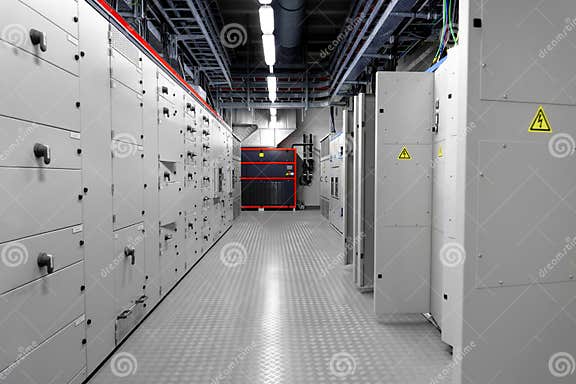 Control Room of a Power Plant Stock Photo - Image of automatic ...