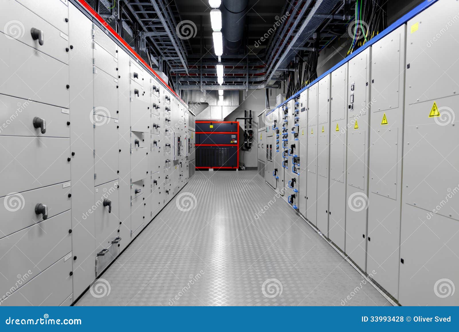 Control Room of a Power Plant Stock Photo - Image of technical ...