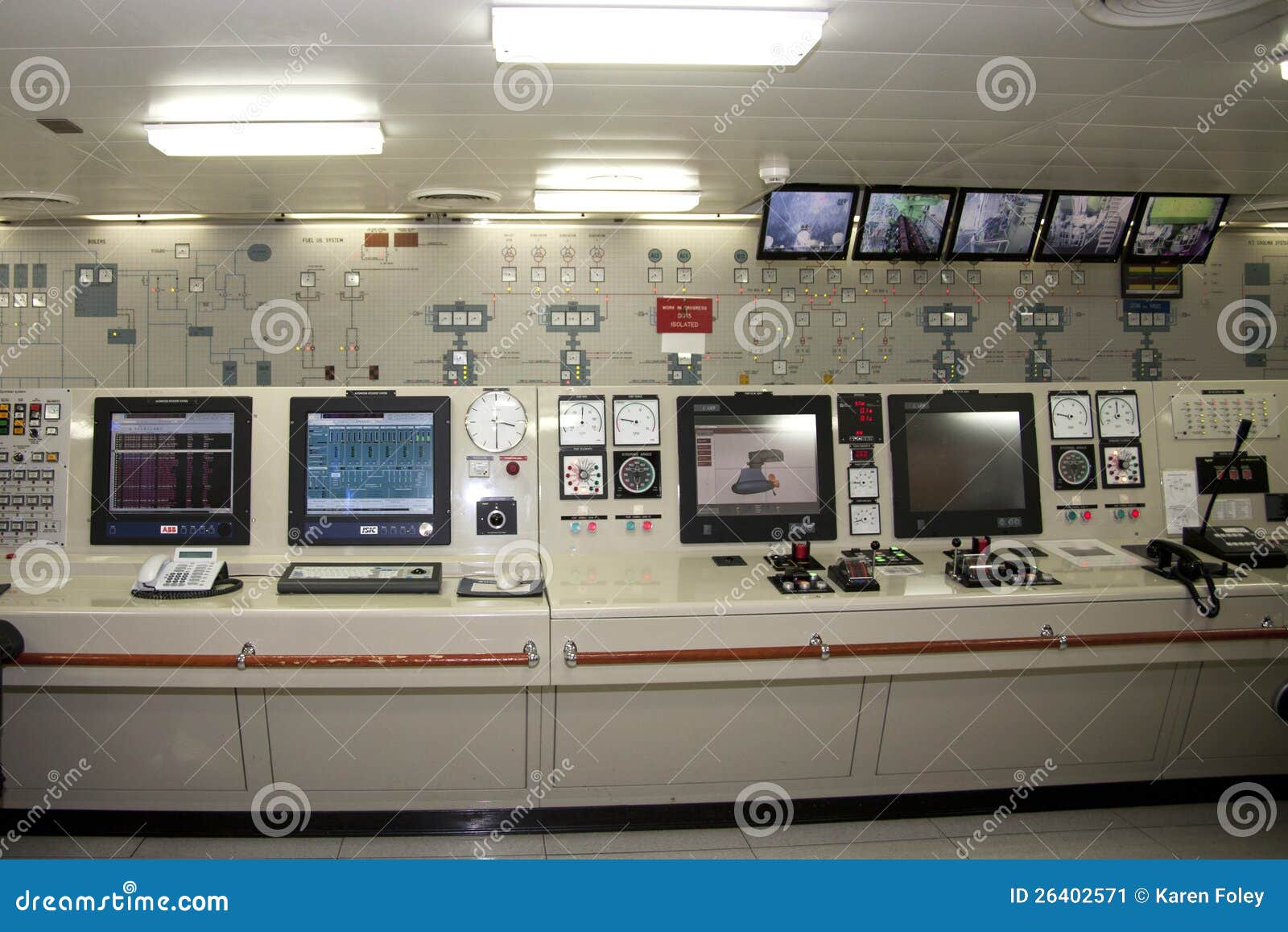 Control Room for Ships Engineer Editorial Photo - Image of panels ...