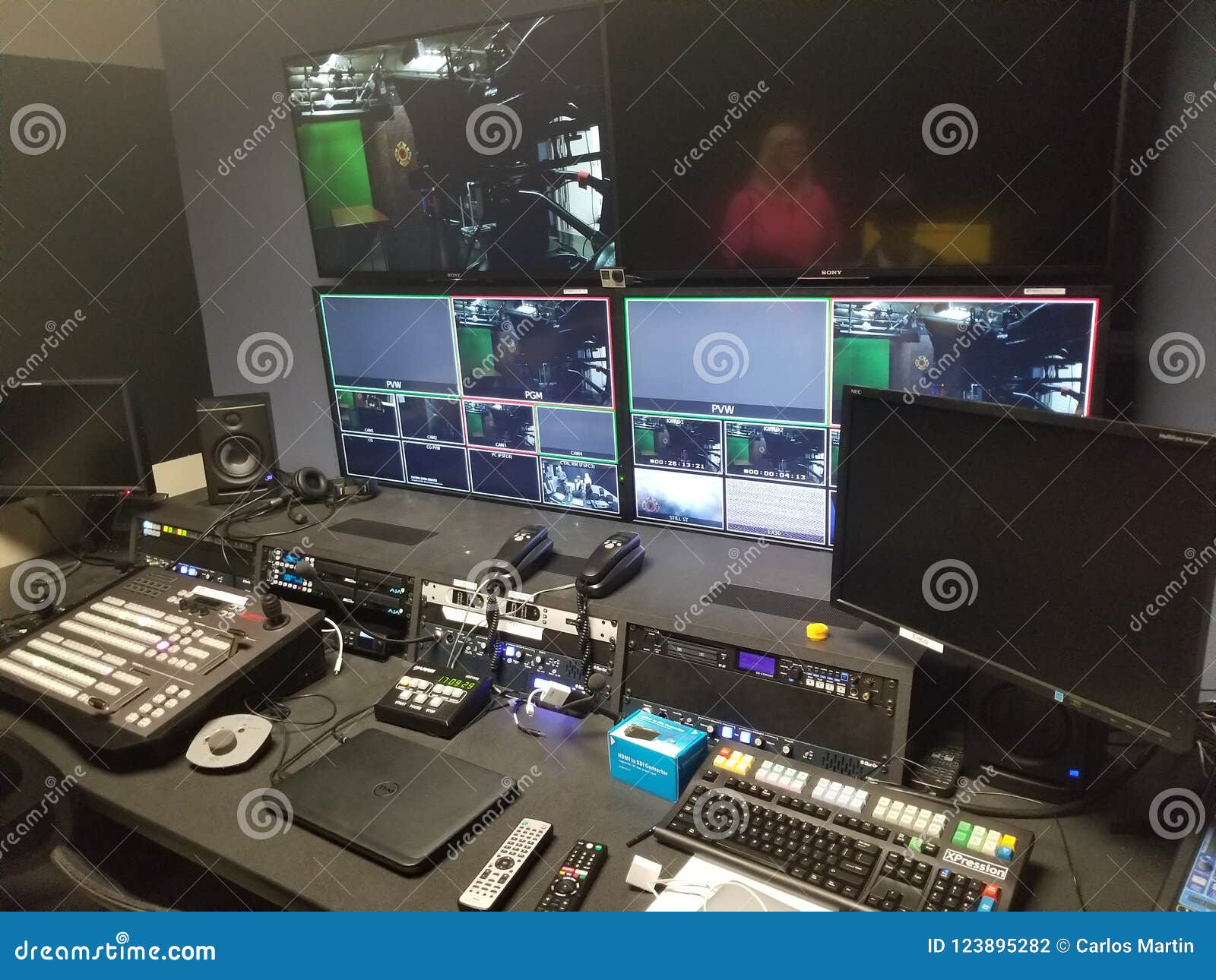 Television Production Studio Editorial Photography - Image of studio ...