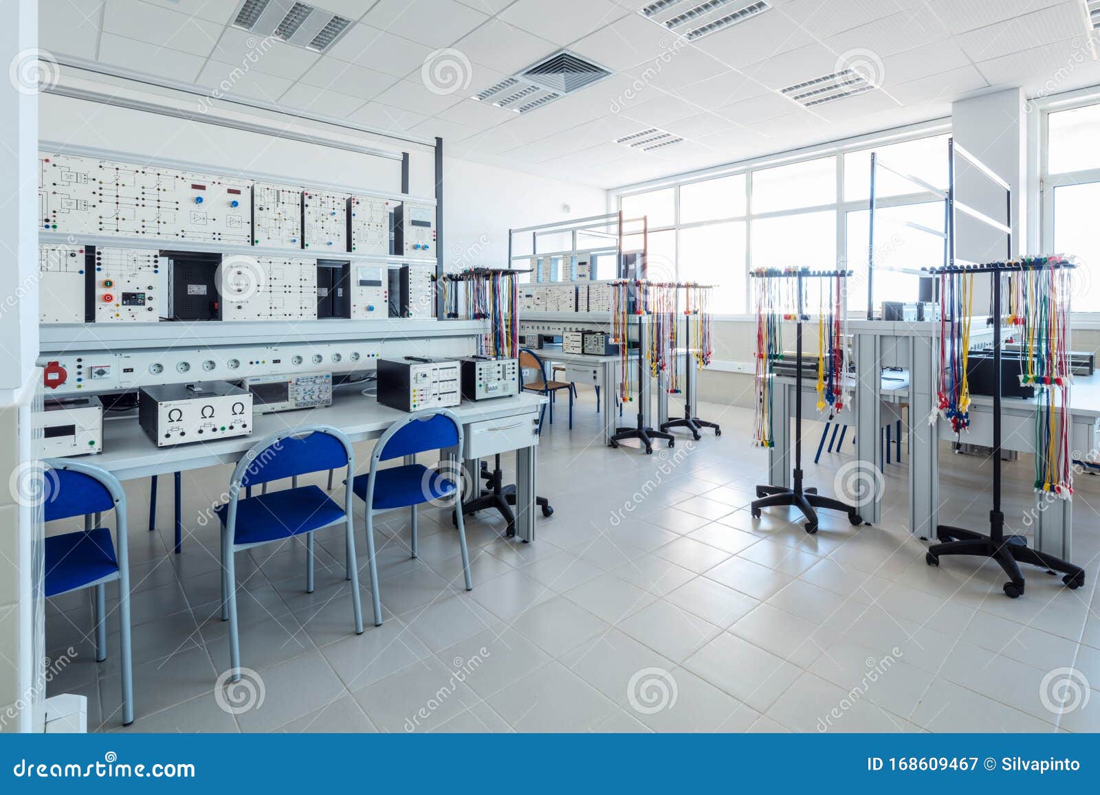 Control Room with Various Instruments Stock Image - Image of cctv ...