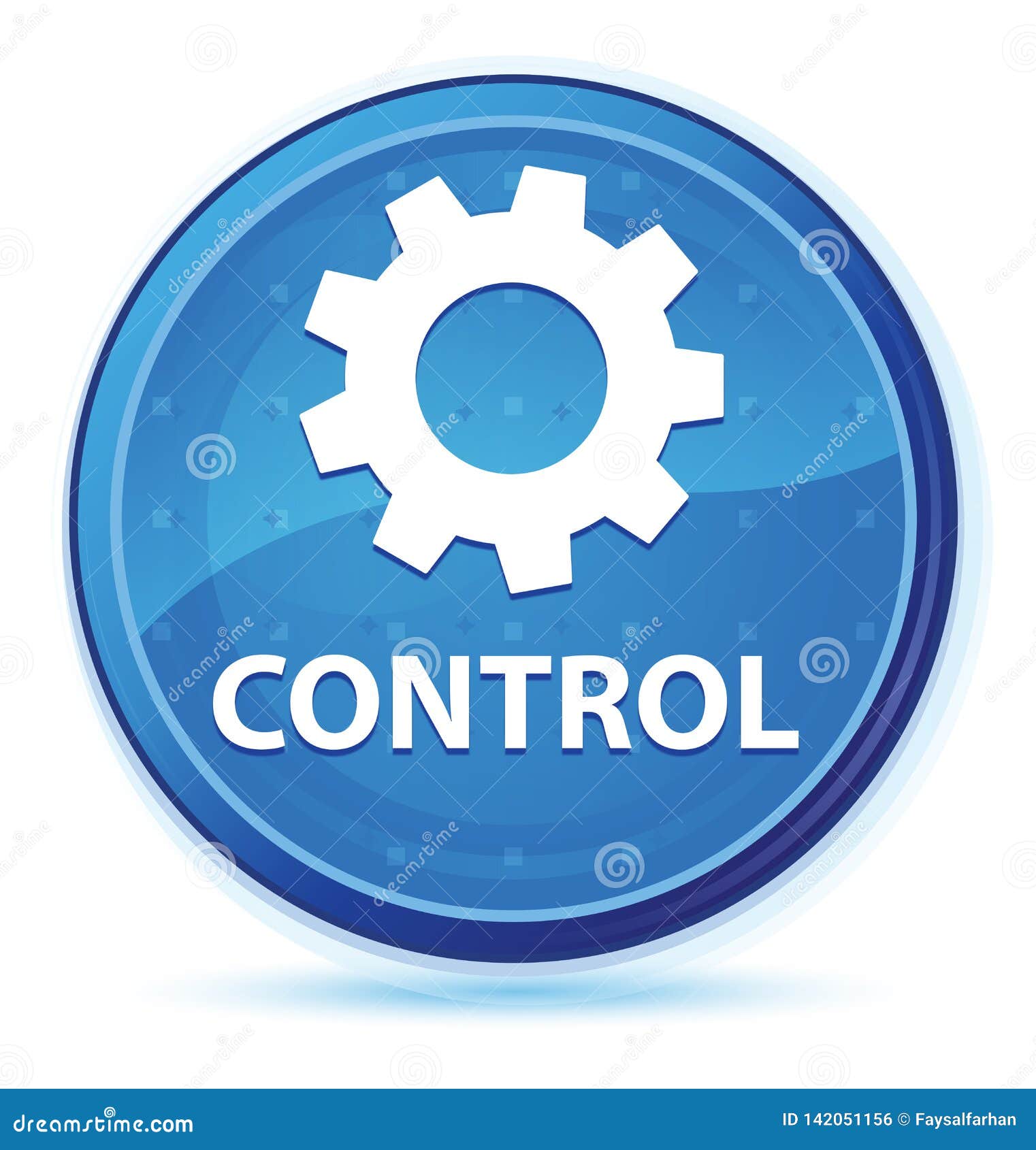 Control (settings Icon) Midnight Blue Prime Round Button Stock Vector ...
