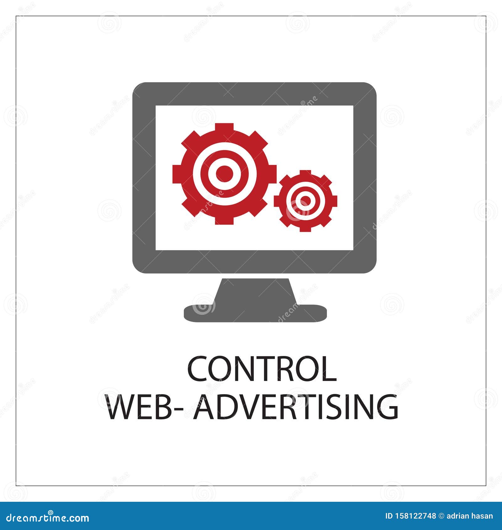 Control Simpel Logo Icon Vector Ilustration Stock Vector - Illustration ...