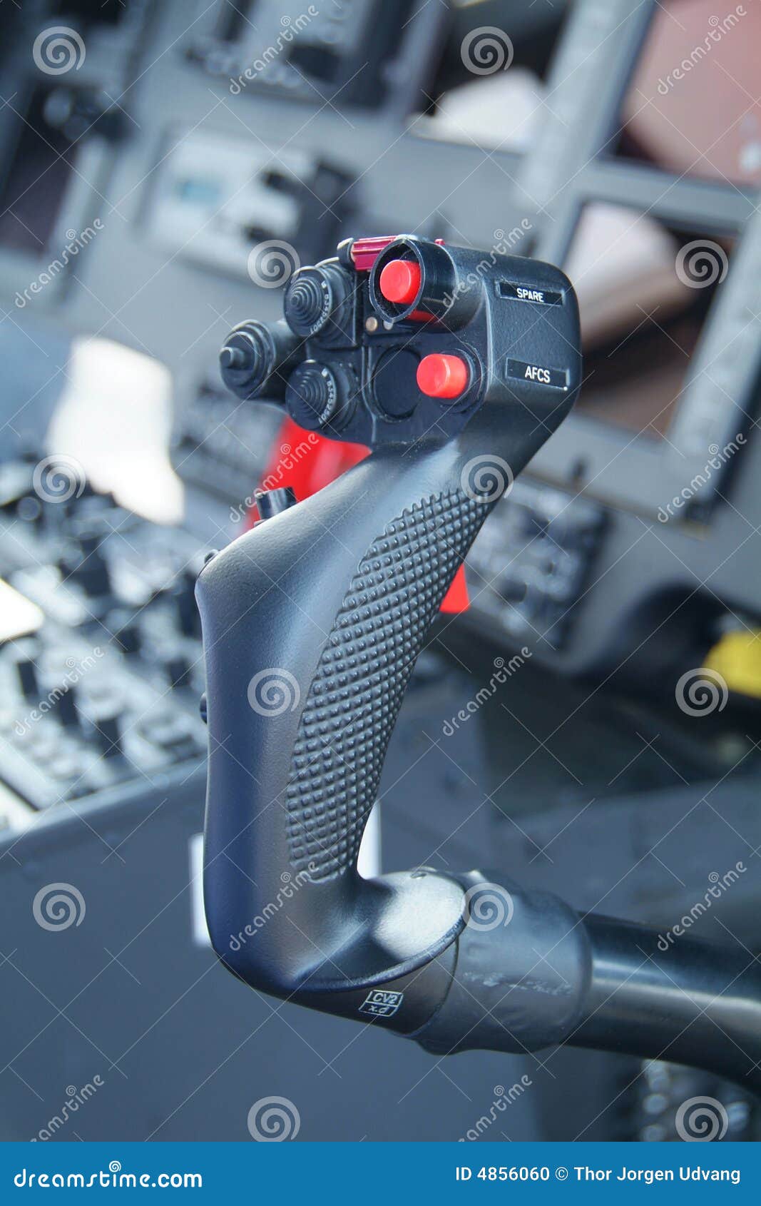 Control Stick In Helicopter Cockpit Stock Photo | CartoonDealer.com ...