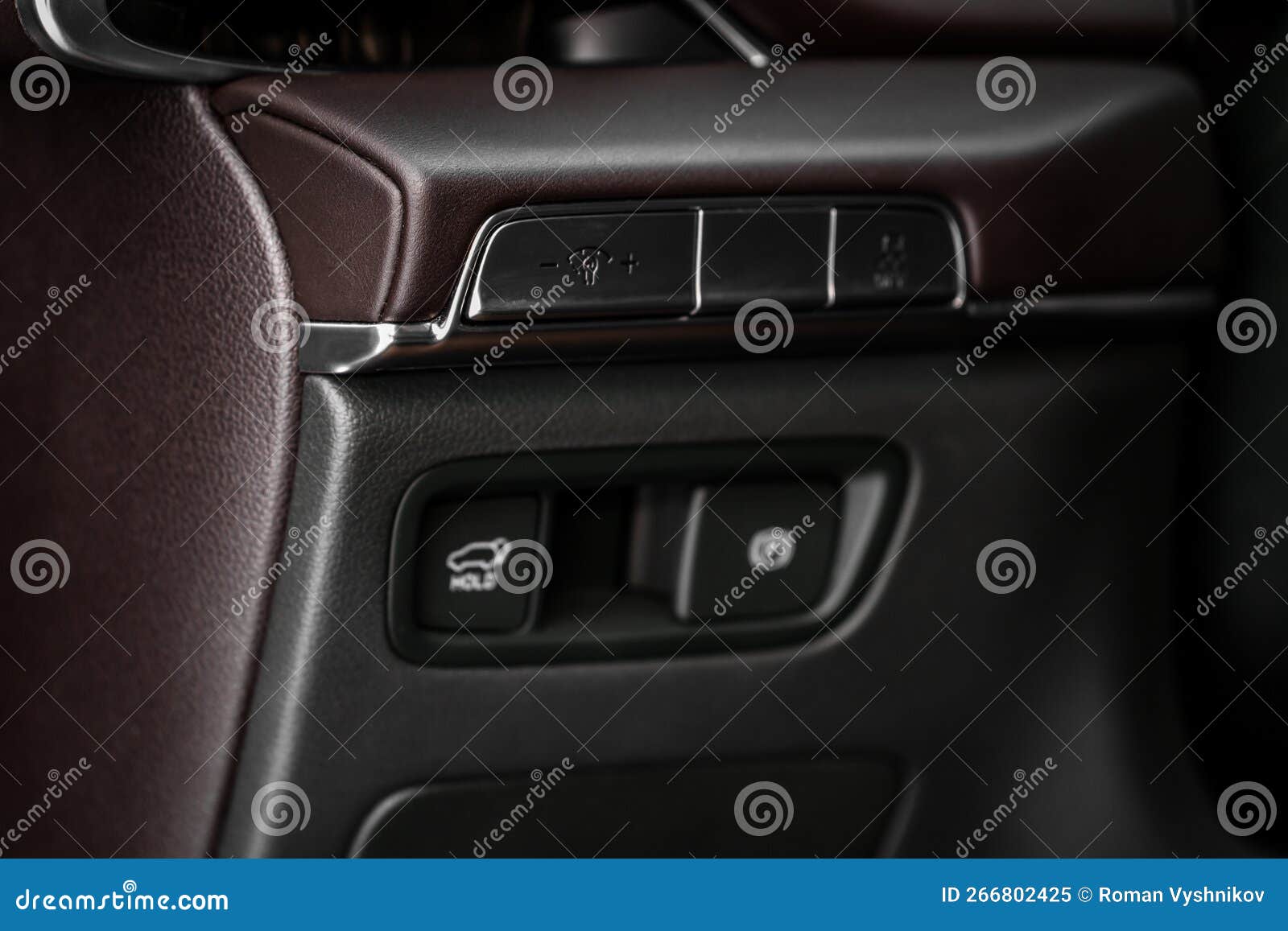 Control Switch Power Light System of Car. Stock Image - Image of ...