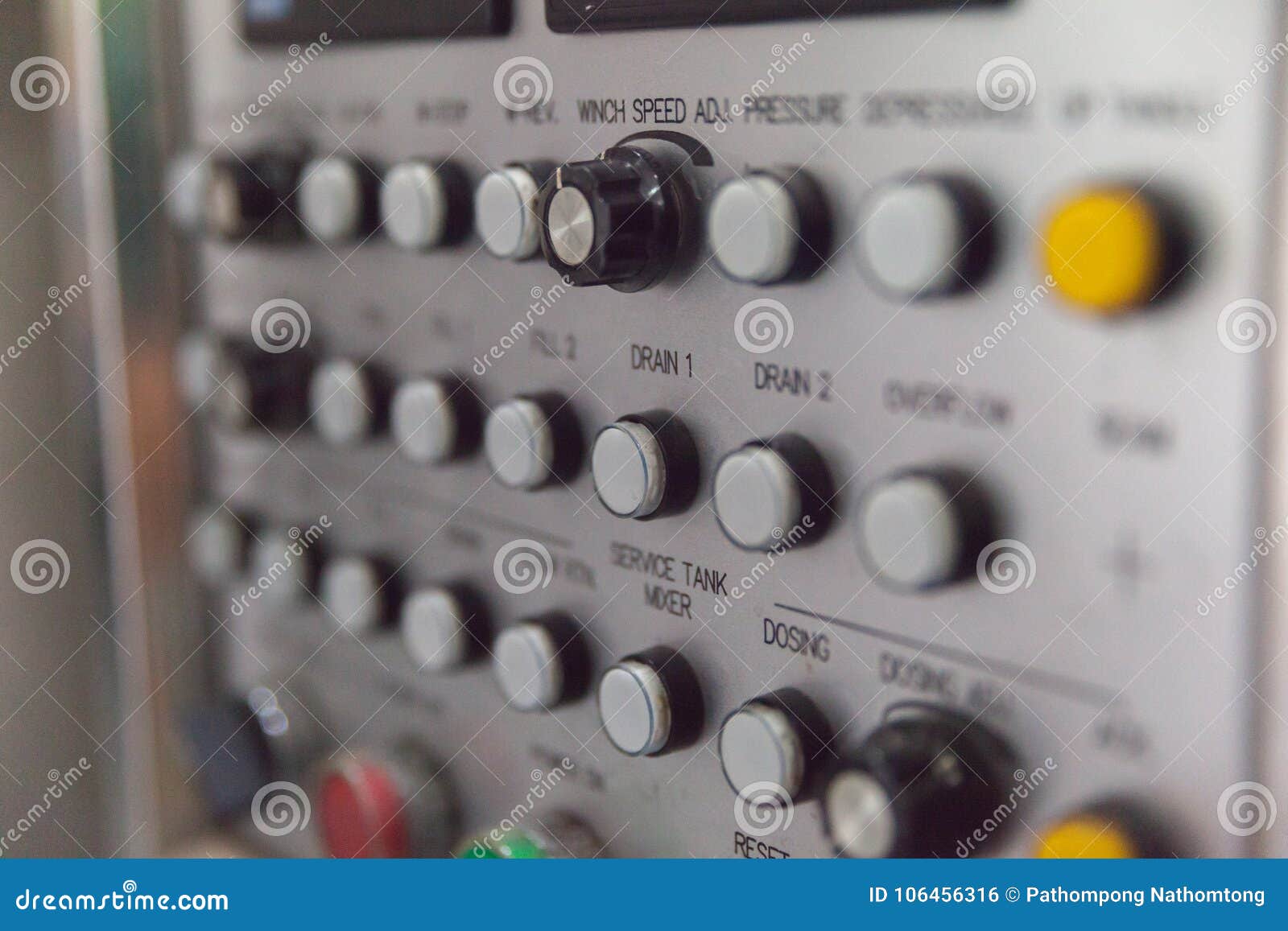 Control System Box of the Machine Stock Photo - Image of machinery ...