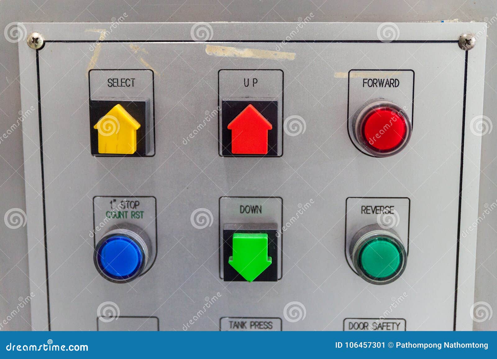 Control System Box of the Machine Stock Image - Image of hardware ...