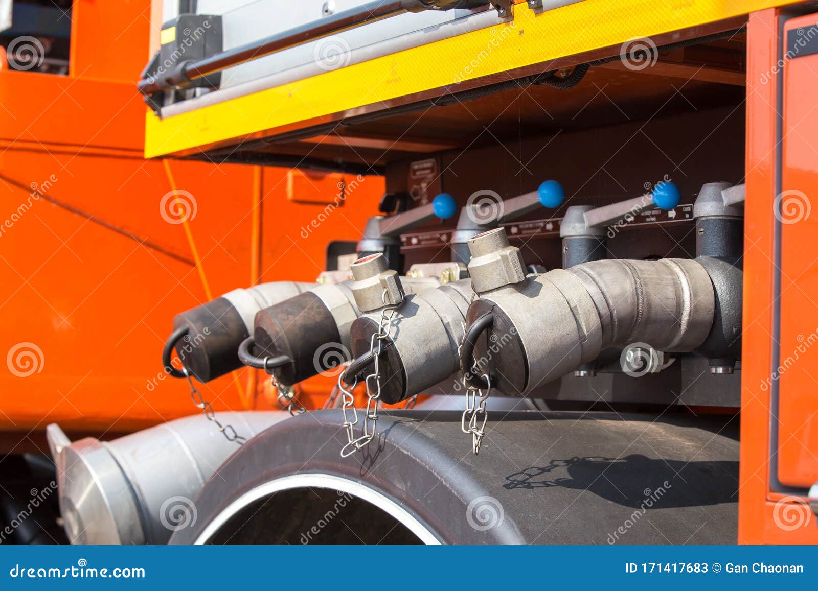 Control System of Fire Engine or Fire Truck. System Will Have a Water ...