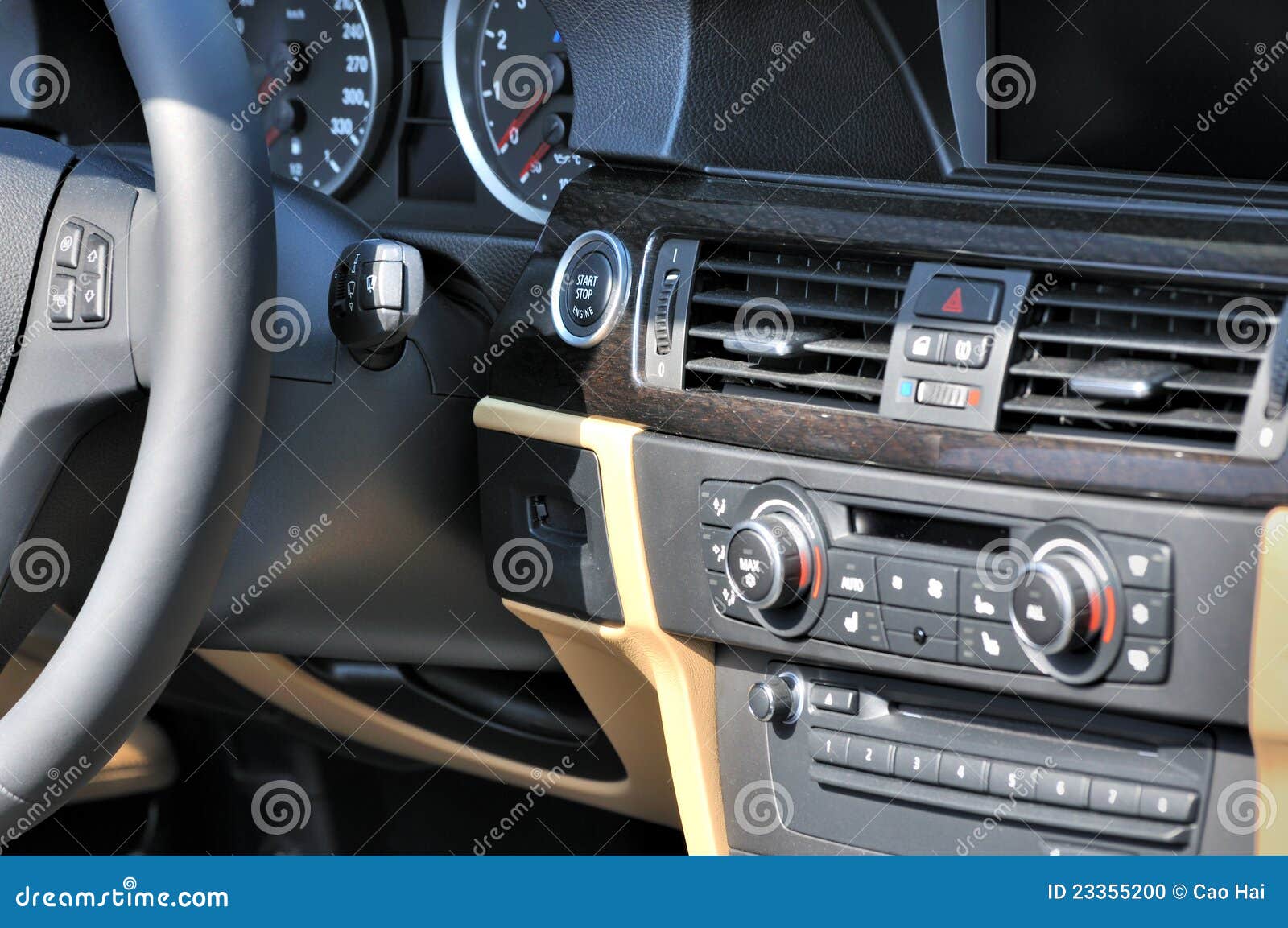 Control System of Saloon Car Stock Photo - Image of control, detail ...