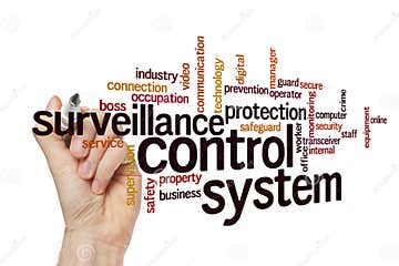 Control System Word Cloud Concept Stock Illustration - Illustration of ...