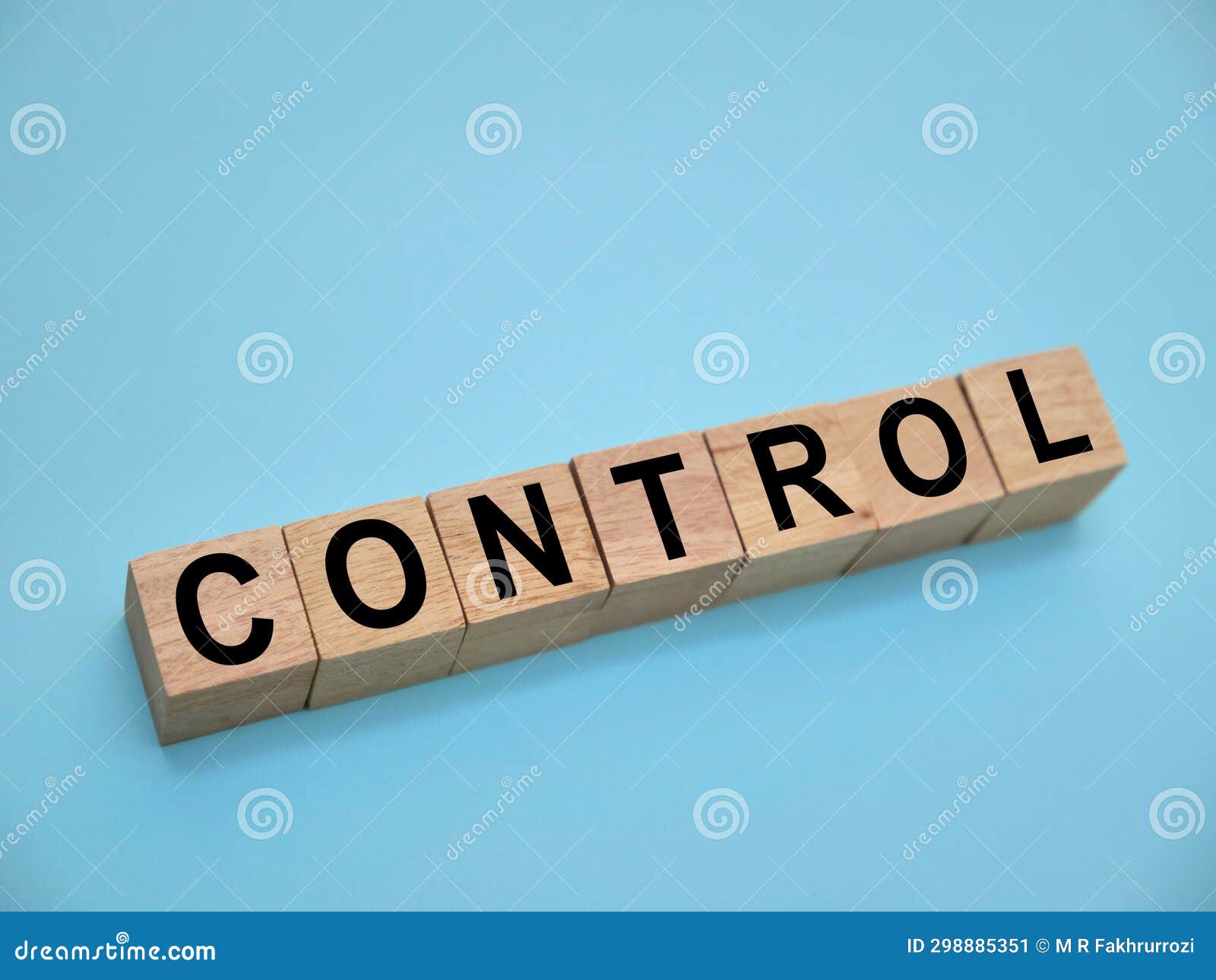 Control Text on Wooden, Business Term Stock Image - Image of inspection ...