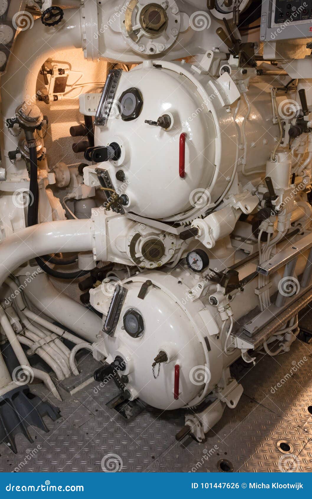 Control of Torpedo Tubes on a Submarine Stock Photo - Image of control ...