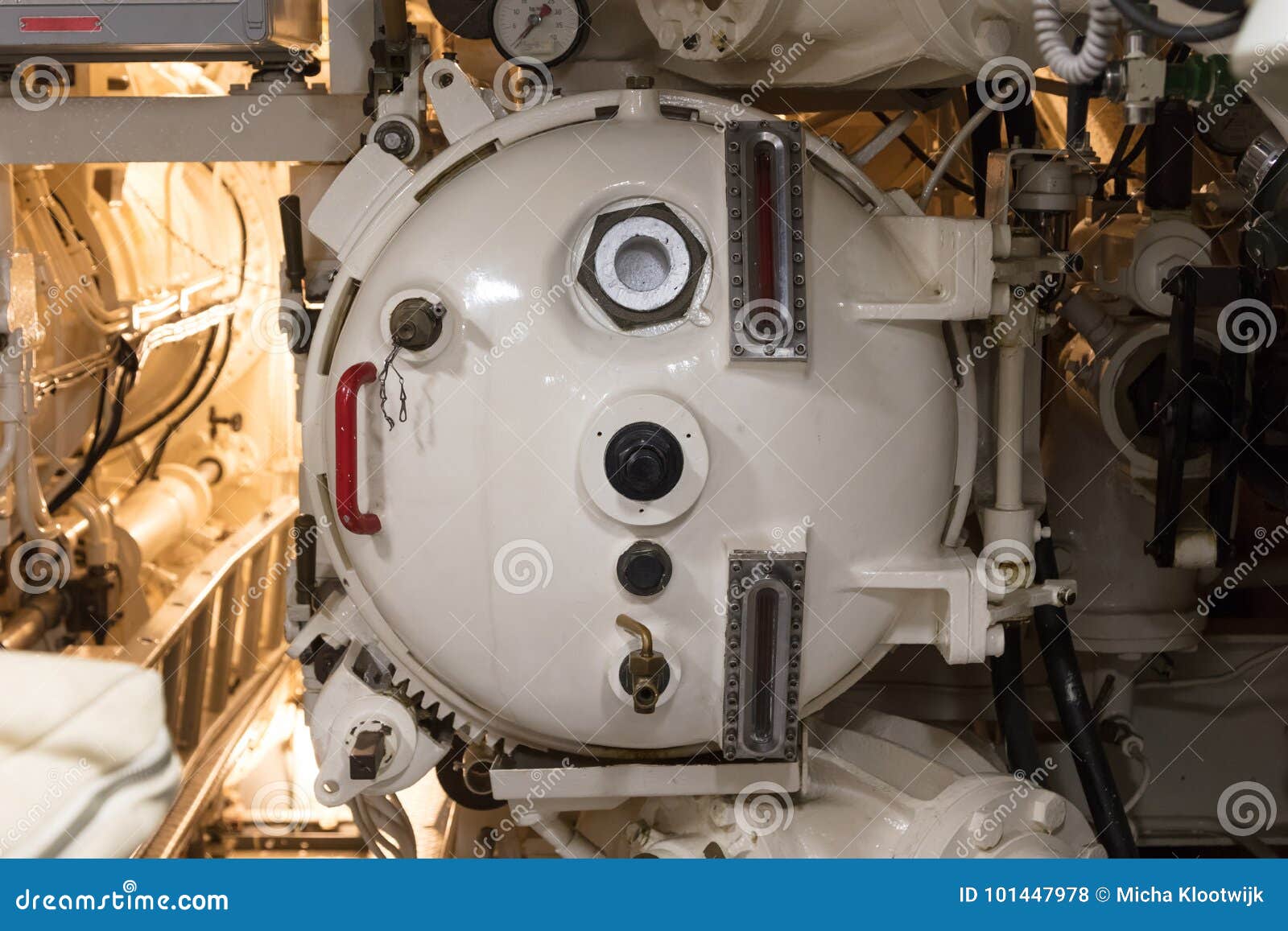 Control of Torpedo Tubes on a Submarine Stock Photo - Image of deep ...