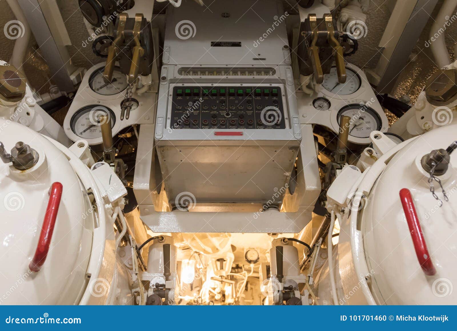 Control of Torpedo Tubes on a Submarine Stock Photo - Image of ...