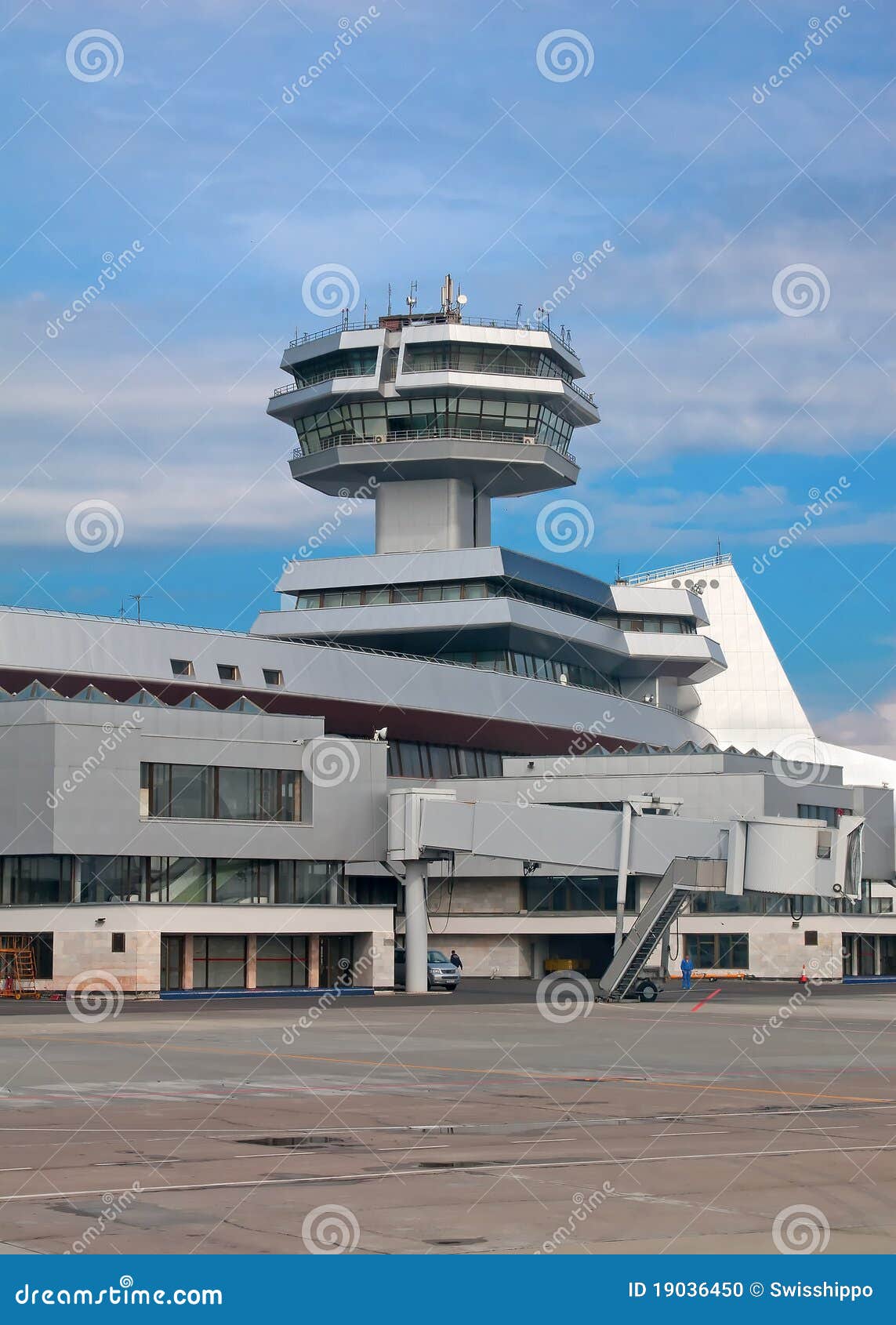 Control Tower of the Airport Stock Photo - Image of modern, hall: 19036450