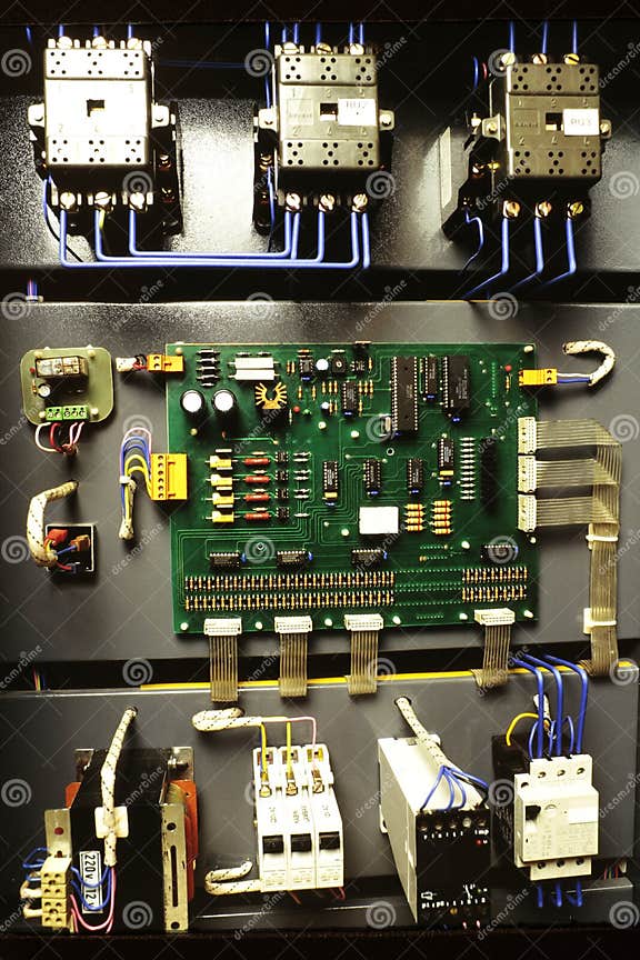 Control Units for Fully Electronic Modern Elevators Stock Image - Image ...