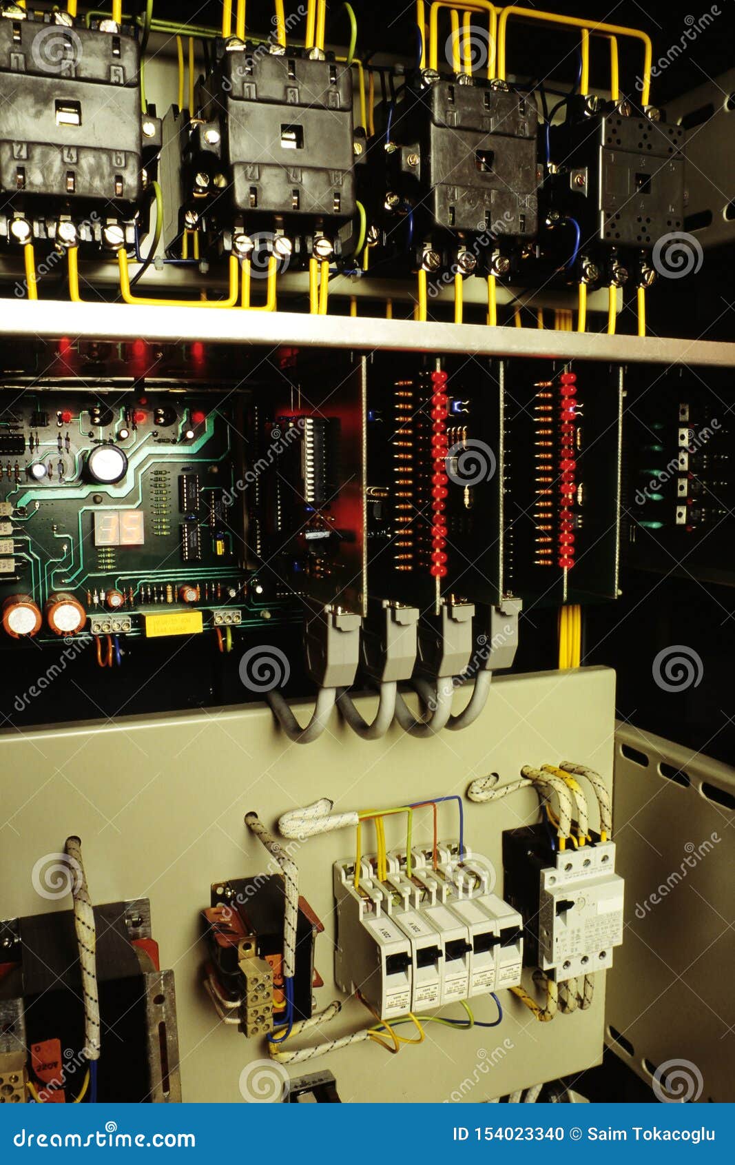 Control Units for Fully Electronic Modern Elevators Stock Photo - Image ...