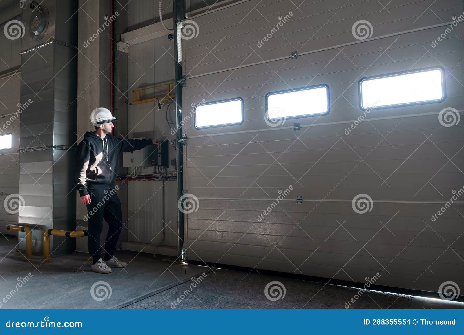 Control Units for Gates and Loading Bridges Stock Photo - Image of ...