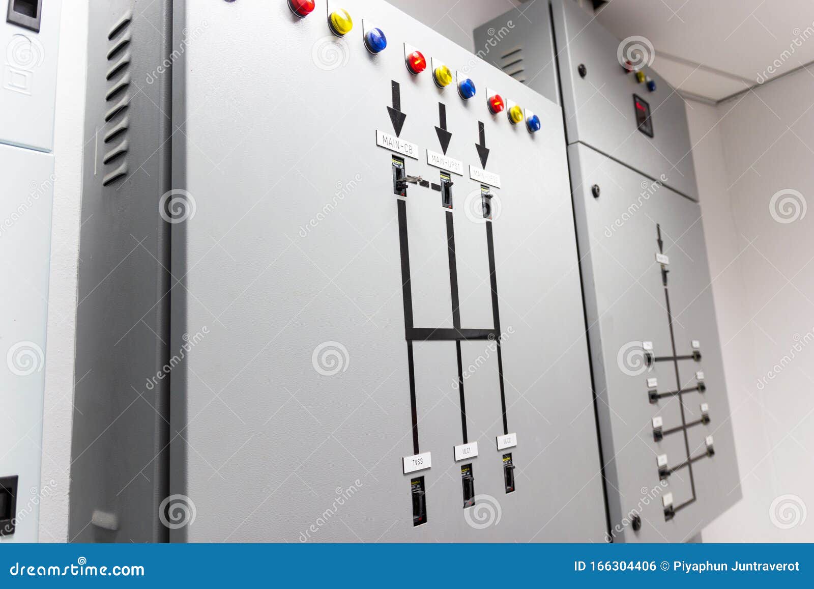 Control UPS Indoor High Voltage Stock Photo - Image of high, breaker ...