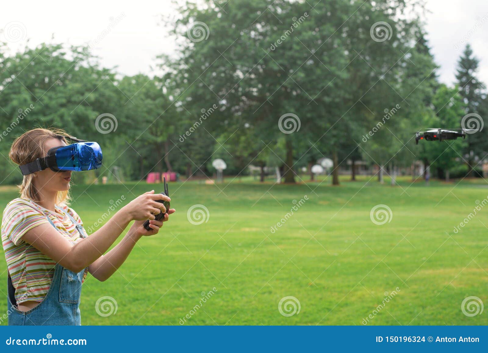 Control Using VR Points in a Quadrocopter in the Park. Concept of New ...